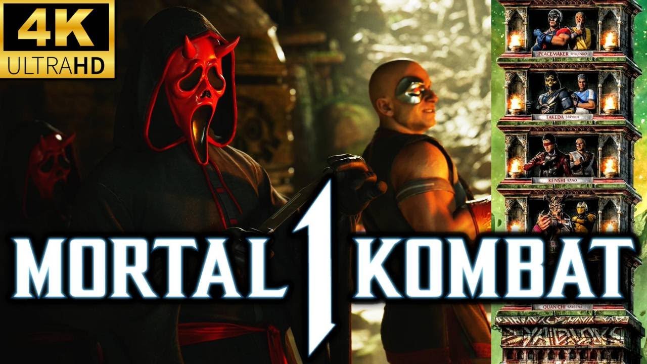 MK1 *DEVIL GHOSTFACE* KLASSIC TOWER GAMEPLAY!! (KANO AS KAMEO) 4K 60 ...