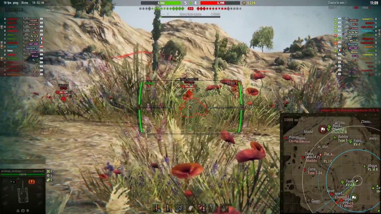 Valentine AT and its low-velocity, high-arc derp gun - YouTube