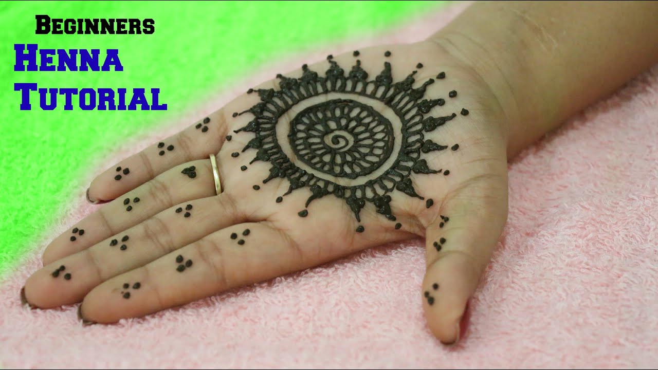 How To Do Beginners Henna Tutorial Design 2015 | SuperPrincessjo - YouTube