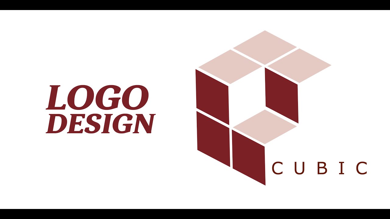 CUBIC Logo Design use illustrator - YouTube