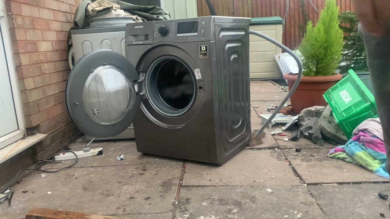 Samsung Washing Machine - Fun + Destruction - YouTube