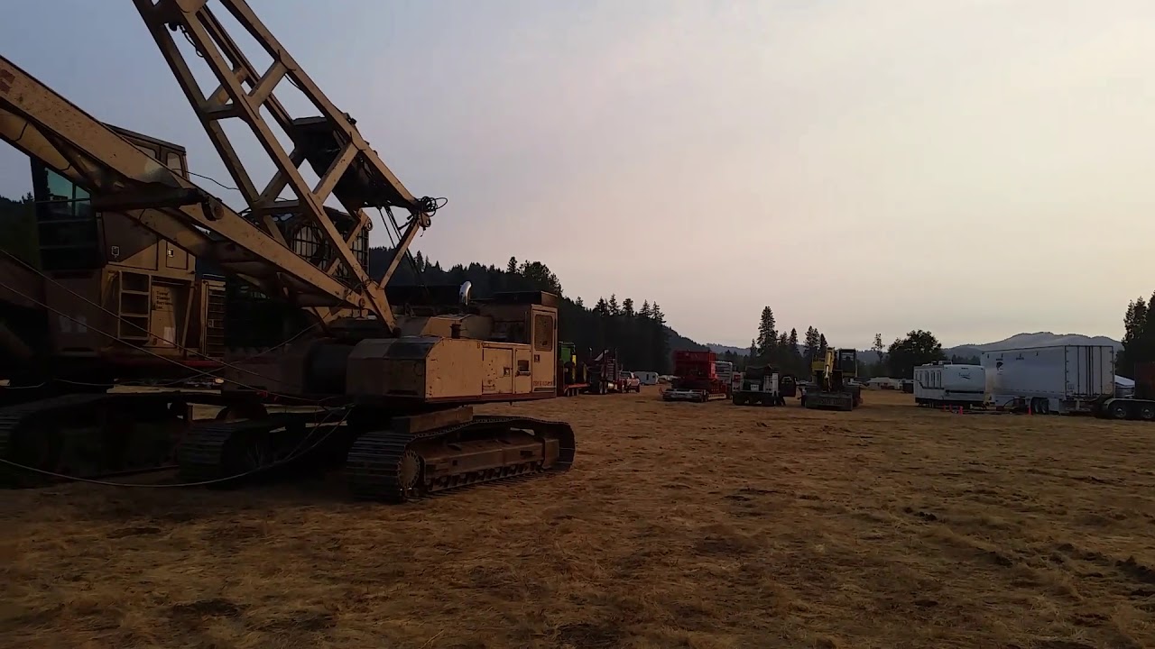 Yarder,yoder and shovel - YouTube