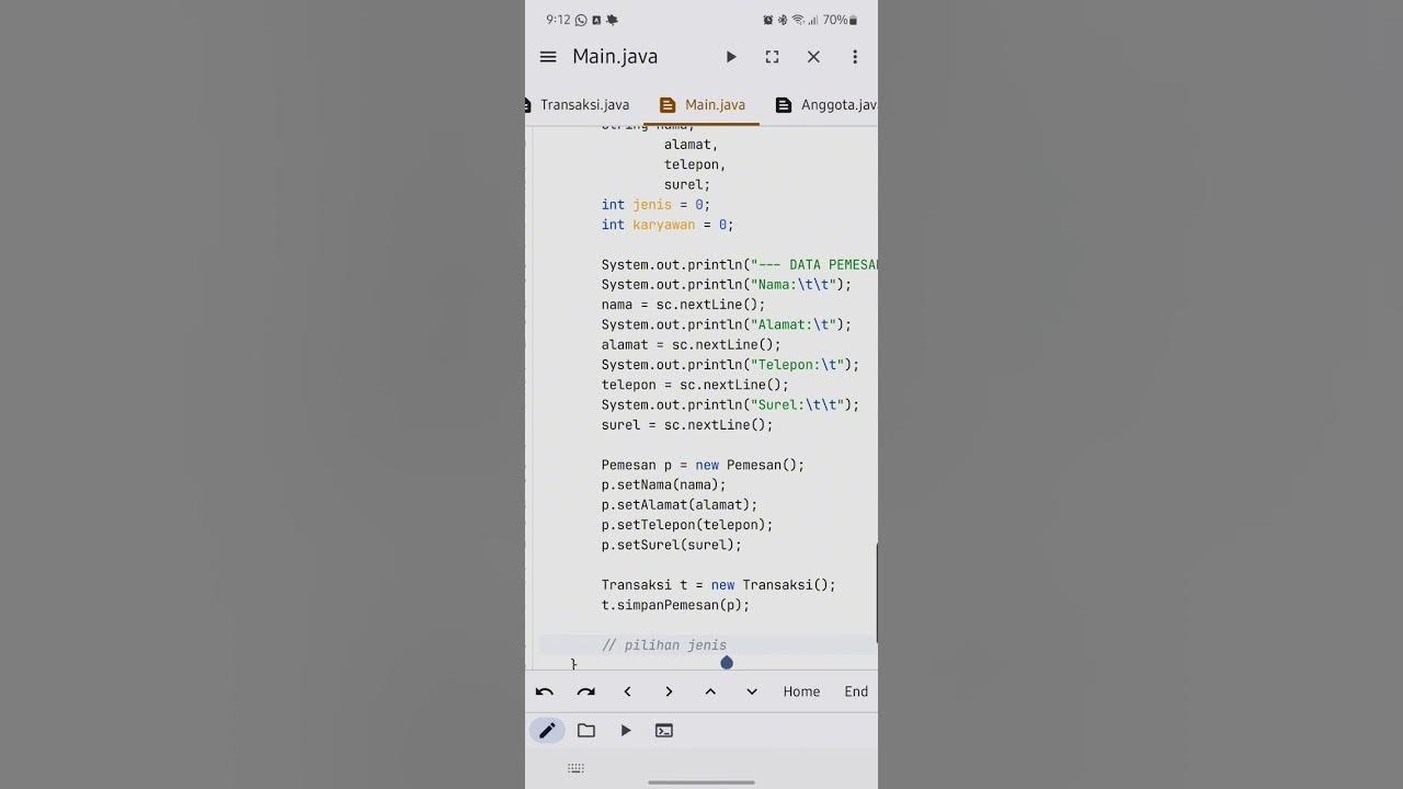 ArrayList, Access Modifier, Void-Non Void Method. Studi Kasus ...