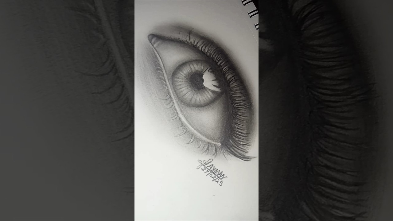 "realistic Eye drawing" . Tools doesn't matter |Laxman_arts #art #eyes ...