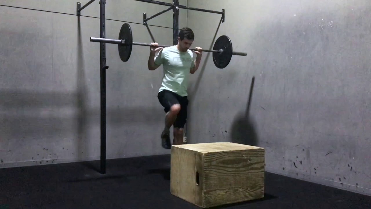 Staggered Squat to Step - YouTube