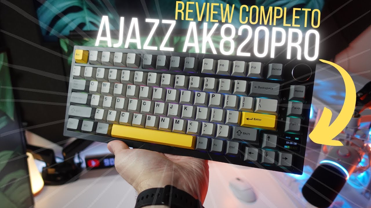 CUSTO BENEFÍCIO DEFINITIVO? Ajazz AK820 PRO - YouTube