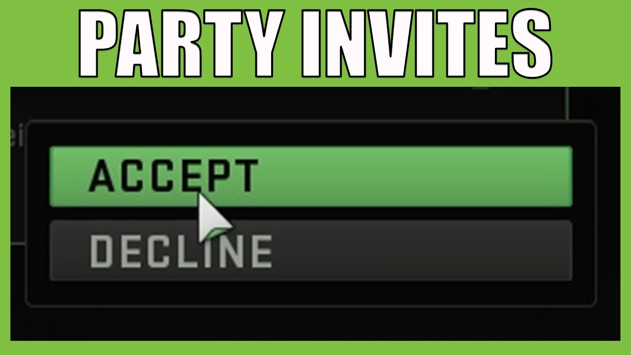 How To Find And Accept Party Or Game Invites In Call Of Duty Modern ...