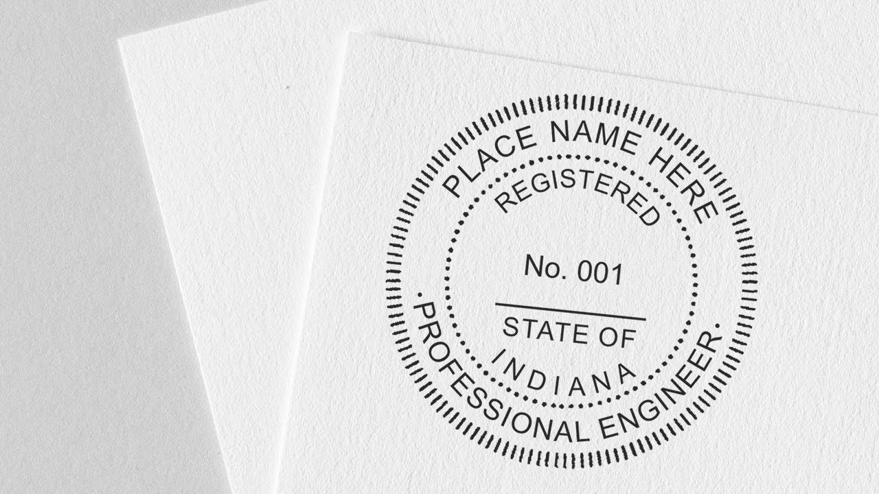 Indiana PE Stamp - Acorn Sales - YouTube