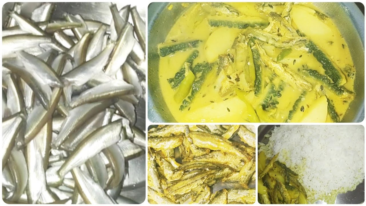 Karela With Fish Curry Recipe|| Bengali Khoira Fish Recipe|| Maayer ...