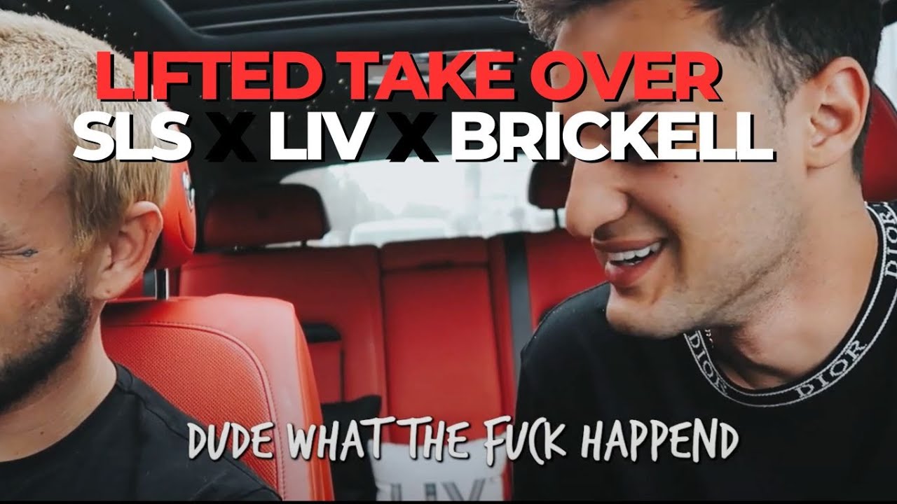 the gang takes over Miami. SLS to LIV & exotic car meet up - YouTube