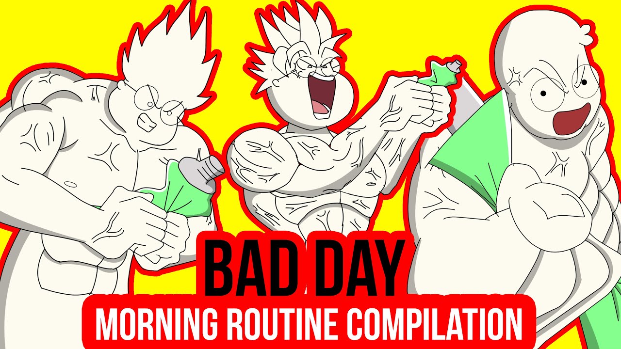 Compilation of BAD DAY morning routine - YouTube