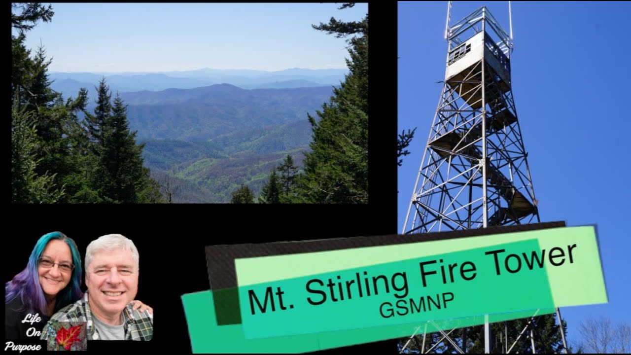 Mt Stirling Fire Tower from Mt Stirling Gap in the Smoky - YouTube