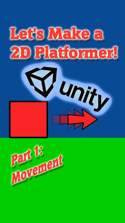 How to Make a 2D Platformer in Unity part 1 #gamedev #unity #beginners - YouTube