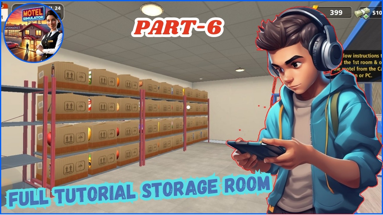 STORAGE RACKS GAMEPLAY IN SUPERMARKET AND MOTEL SIMULATOR | THIEF ADDED ...