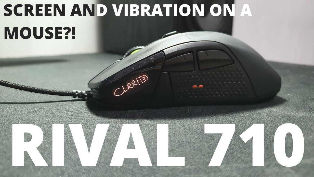SteelSeries Rival 710 | A Mouse with OLED Screen and Vibration Feedback ...