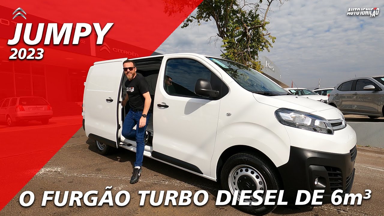 NOVO CITROËN JUMPY 2023 - Com Novo Motor 1 5L Turbo Diesel e Muita ...