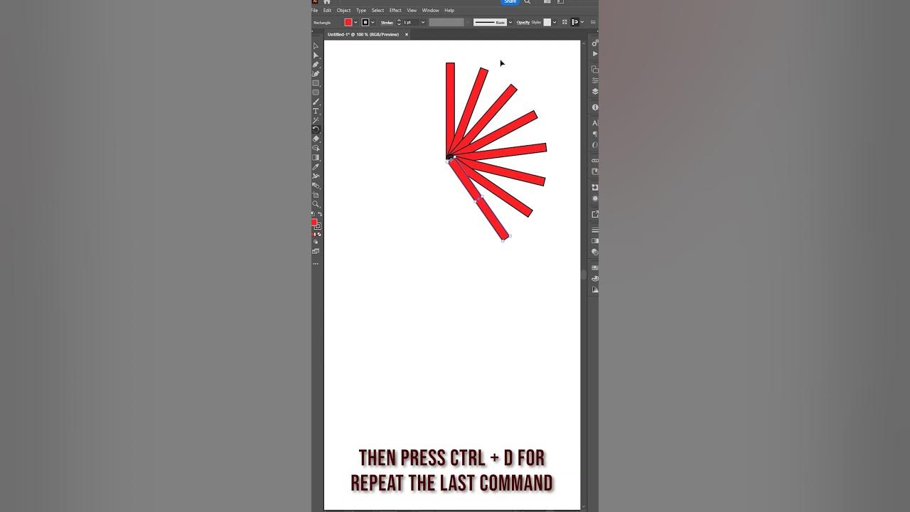 The Fastest Way To Duplicate Objects While Rotating In Illustrator