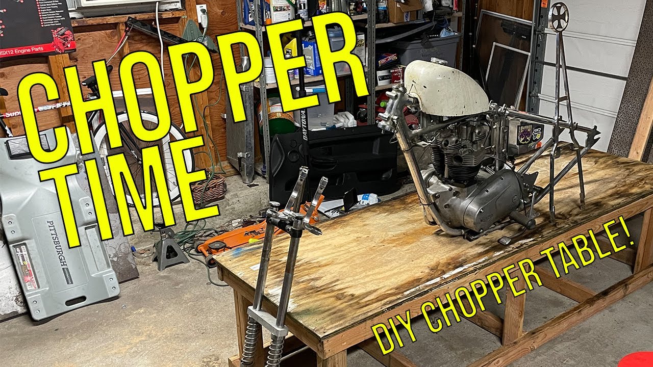 DIY Chopper Table/Motorcycle Lift!!! - YouTube