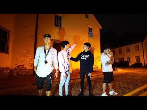 WE SPENT THE NIGHT IN A GHOST TOWN!