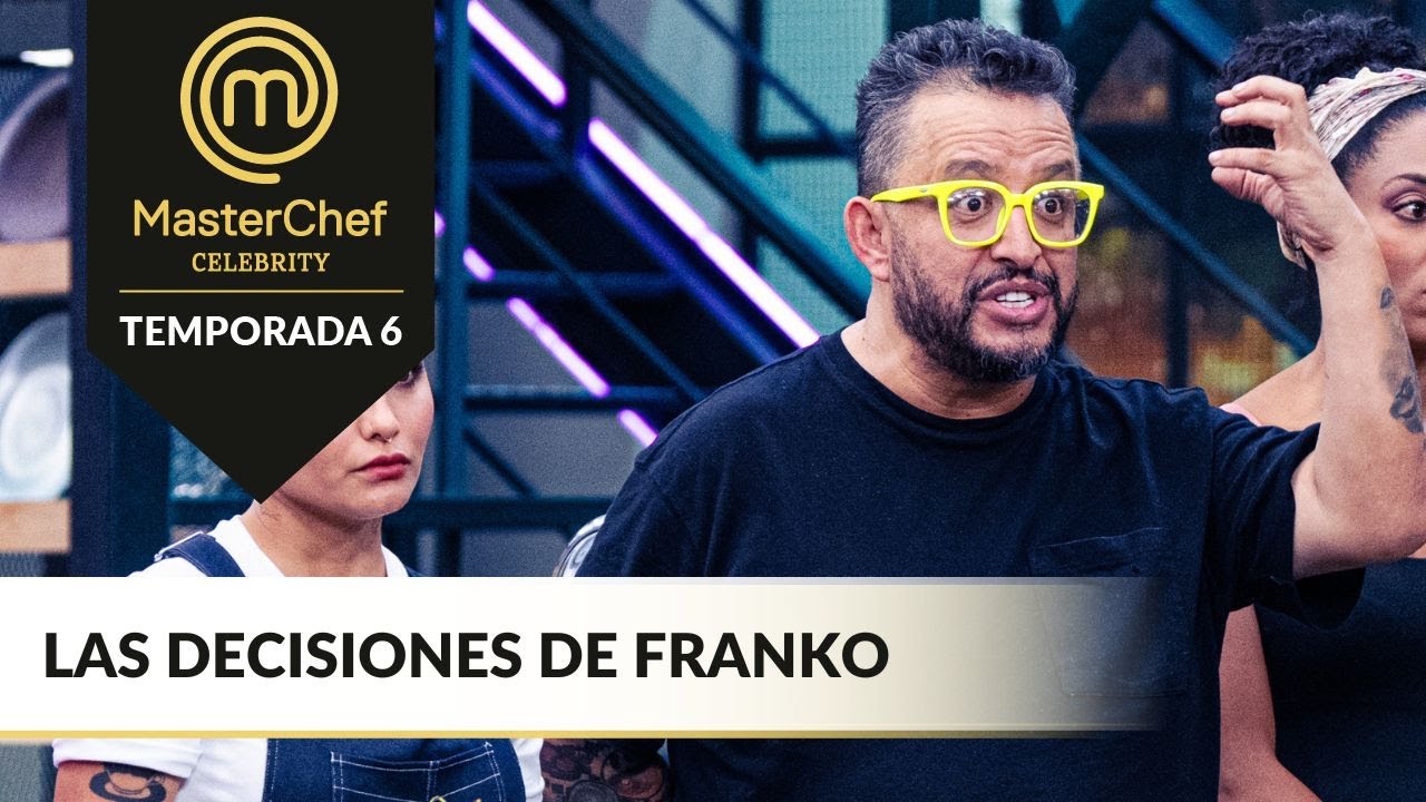 Franko se sincera sobre a quién le iba a poner el delantal negro ...