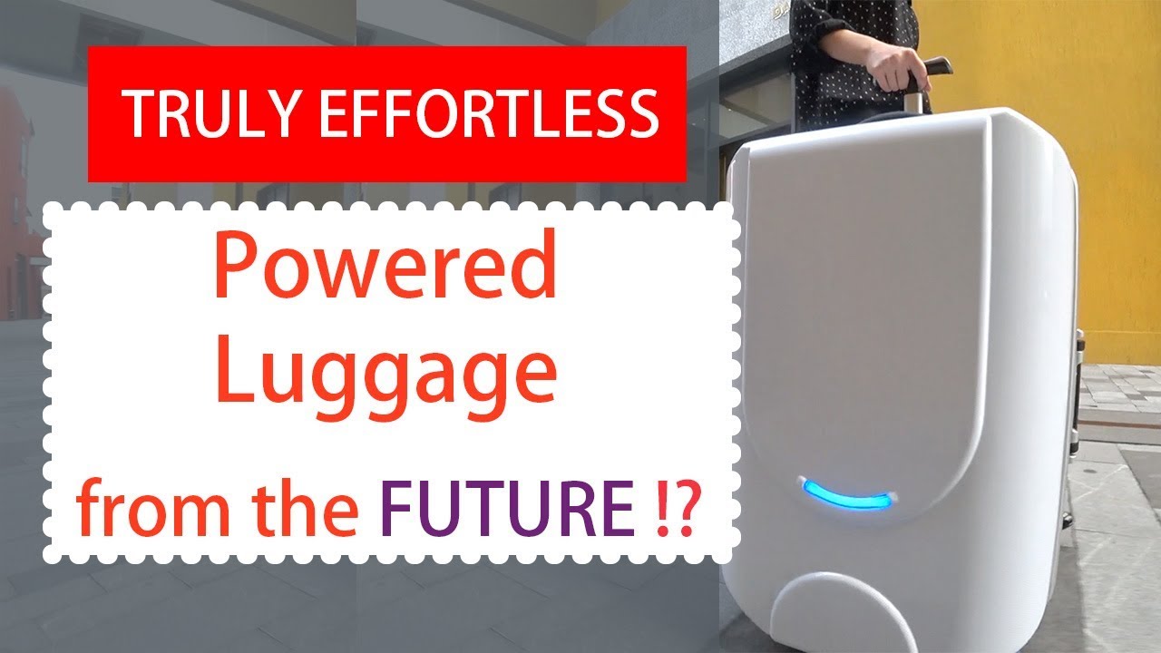 Luggage from the Future? Innovation Truly Effortless Smart Suitcase U ...