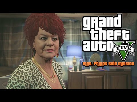 Grand Theft Auto 5: Mrs. Philips Side Mission - YouTube