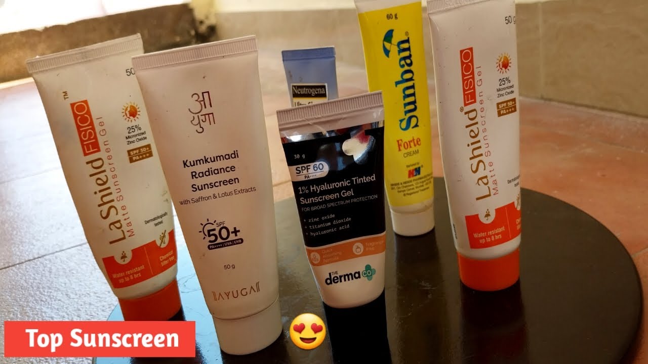Top Sunscreen|😍Best Sunscreen for all skin types| Sunscreen|Sun ...