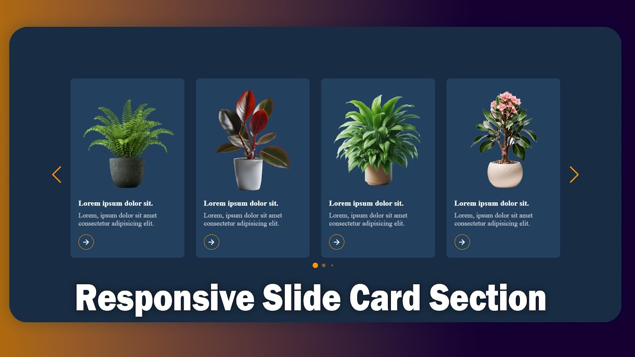 Responsive Swiper Slide Tutorial | Responsive slide card section | swiper js - YouTube