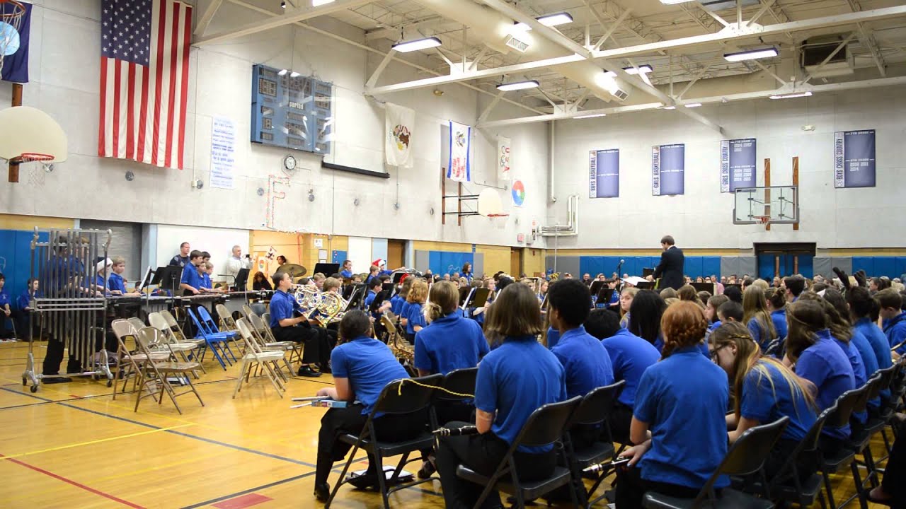 Franklin Middle School Band's "In the Bleak Midwinter" - YouTube