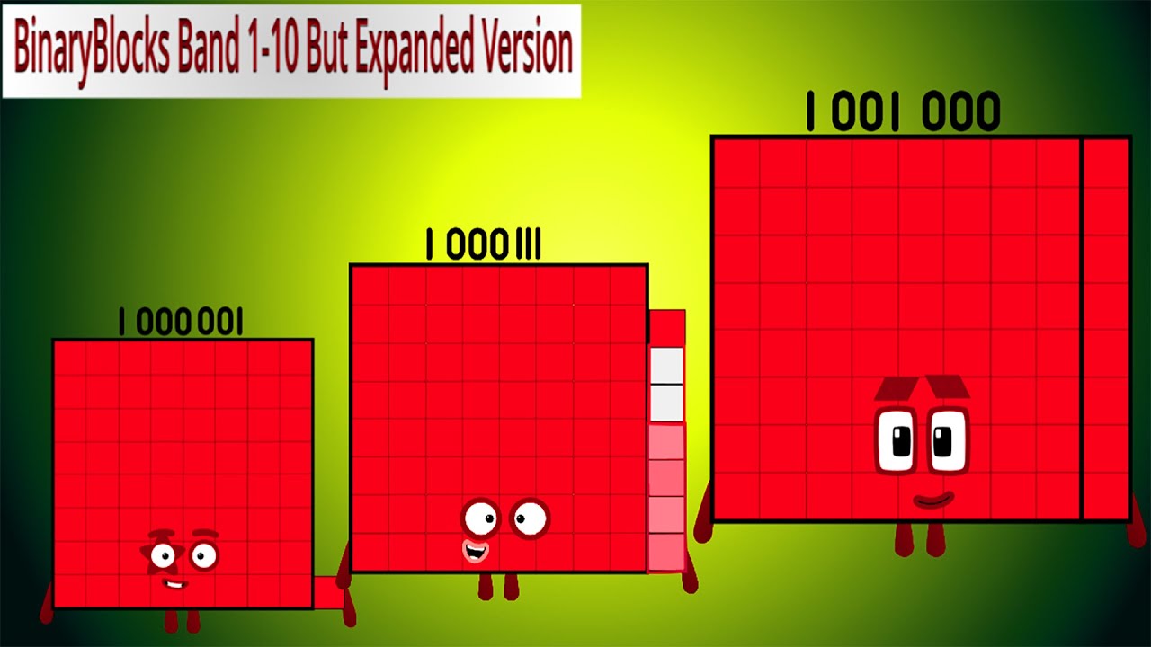 Looking For BinaryBlocks Band (1- 100) But Expanded Version of Most Largest| Official - YouTube