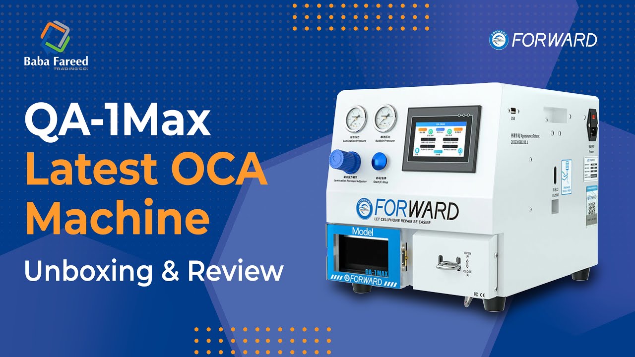 QA-1Max OCA Lamination Machine - YouTube