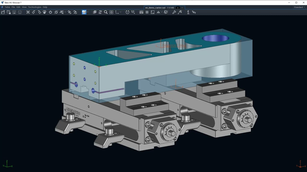 Tebis V4.1 Browser 7 - YouTube