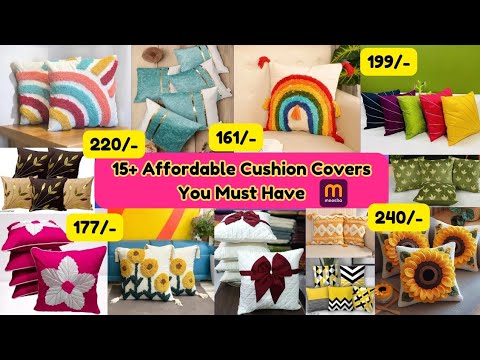 15+ MEESHO Cushion Covers *Affordable* Haul | Meesho Home Decor |Tufted ...
