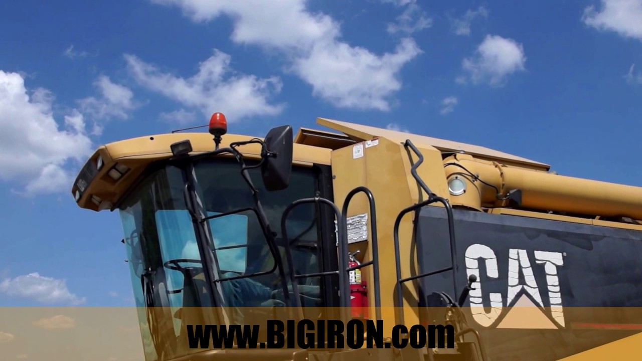 BIGIRON.com ONLINE AUCTION 7-26-2017: 1998 CAT/Claas Lexion 485 Tracked ...