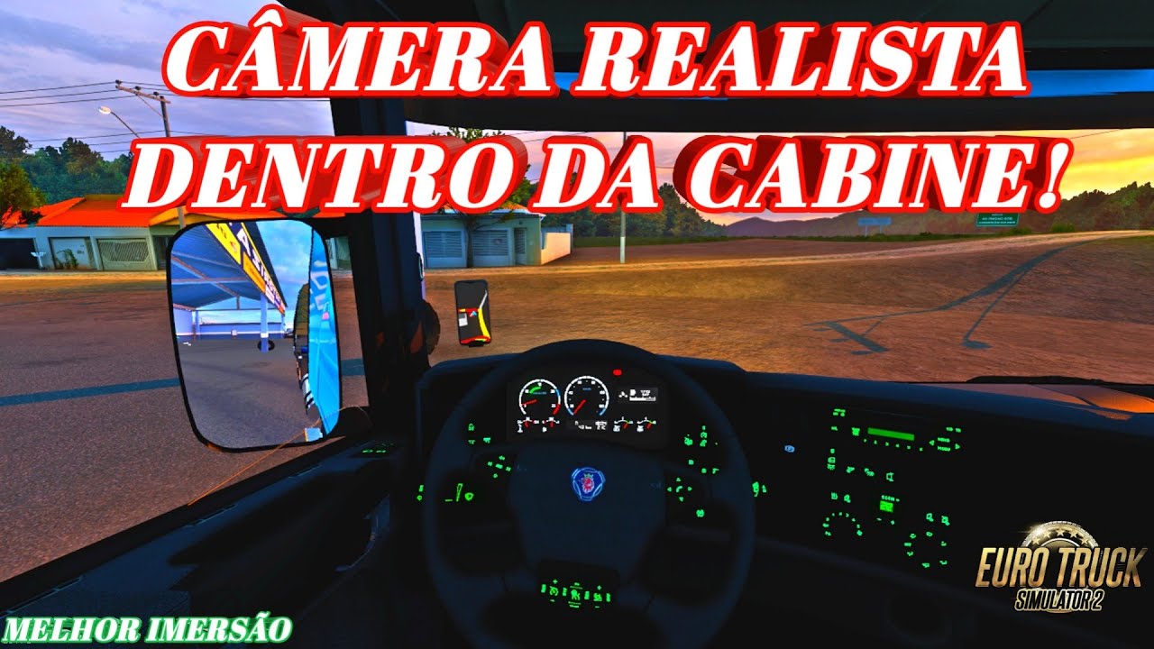 COMO DEIXAR A CÂMERA INTERNA REALISTA - DICAS ETS2 - YouTube