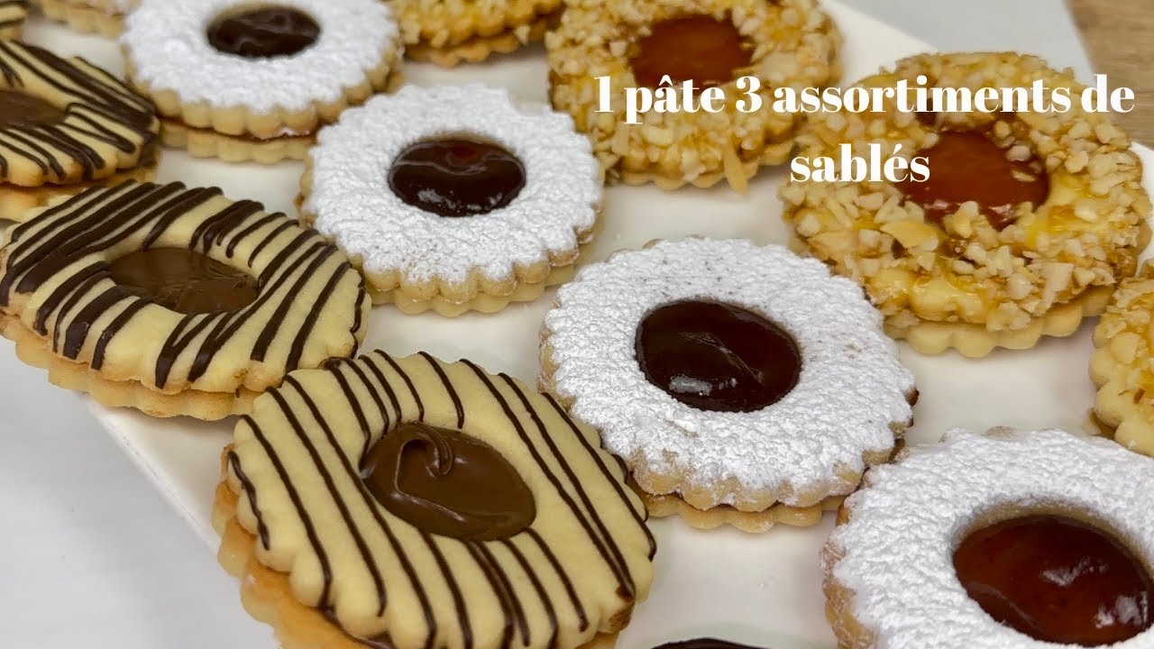 1 PÂTE 3 SORTES DE TARTELETTES SABLÉES🥧 FRAISE CHOCOLAT ABRICOT RECETTE ...