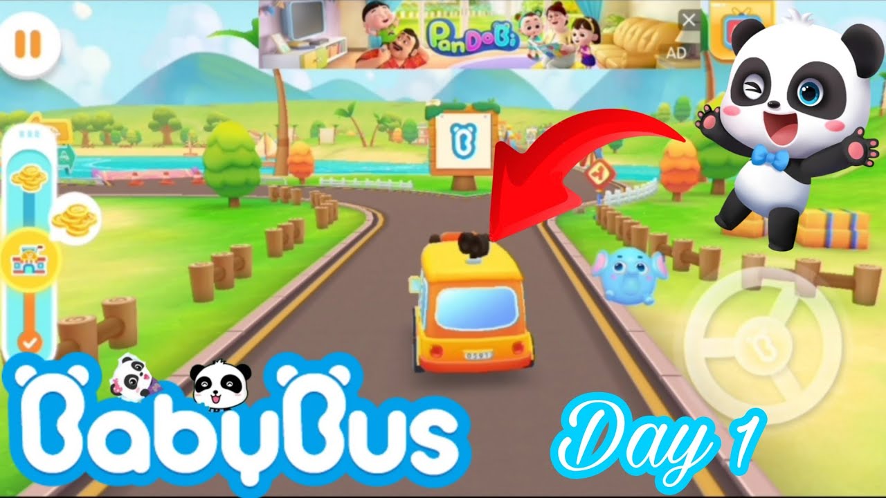 Baby Bus Day 1 - Shop Time, Princess Dress Up, Snacks Time and Playing ...