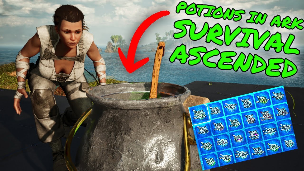 Potions in Ark Survival Ascended! The BEST MOD for Potions in ASA ...