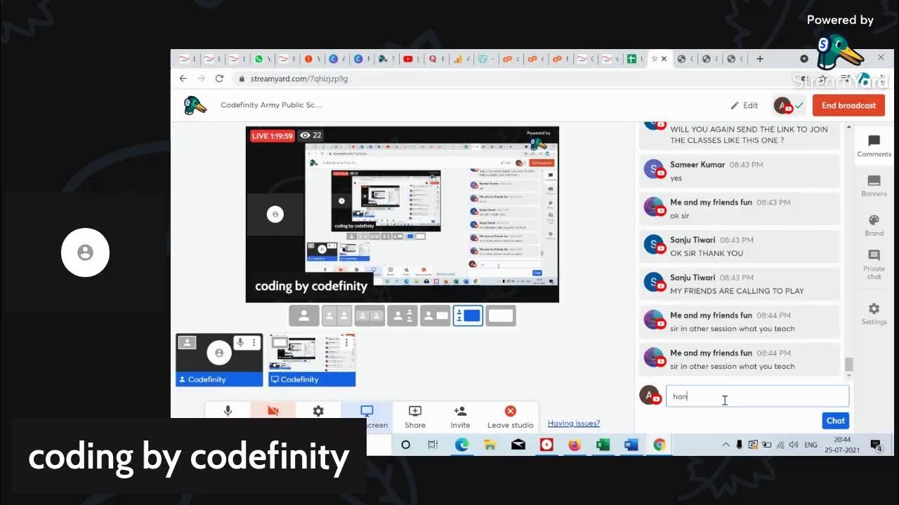 Codefinity Army Public School Sp Marg 6-8rth - YouTube