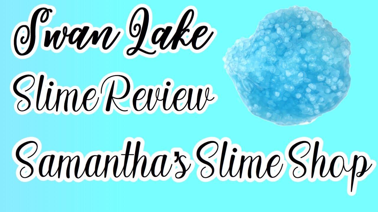 Swan Lake Slime Review!! - YouTube