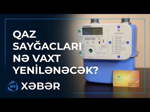Smart-kart tipli qaz sayğacları yeni il gecəsi yenilənəcək