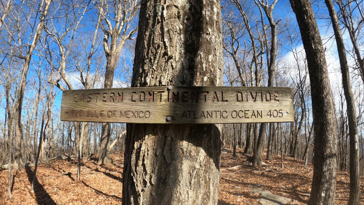 Appalachian Trail Hike to Eastern Continental Divide from Virginia Rt ...