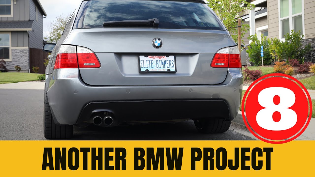 Another BMW Project 08 (Rear, E61 Umnitza bumper installed!) - YouTube