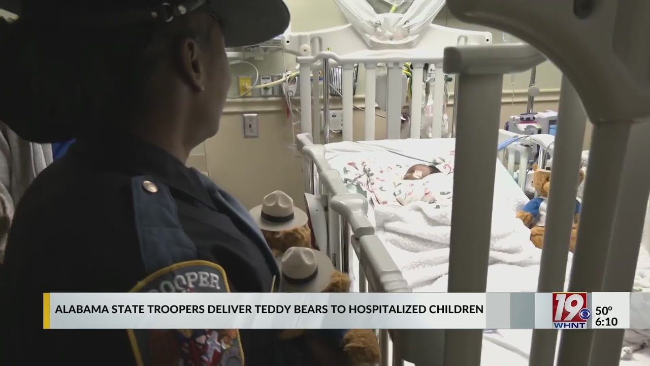 Alabama State Troopers Deliver Teddy Bears to Hospitalized Children ...