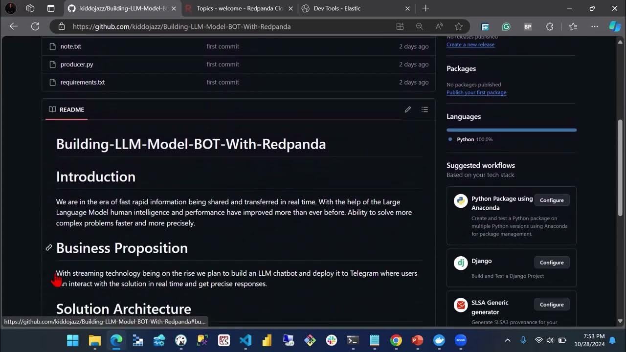 Building LLM Model BOT With Redpanda - YouTube