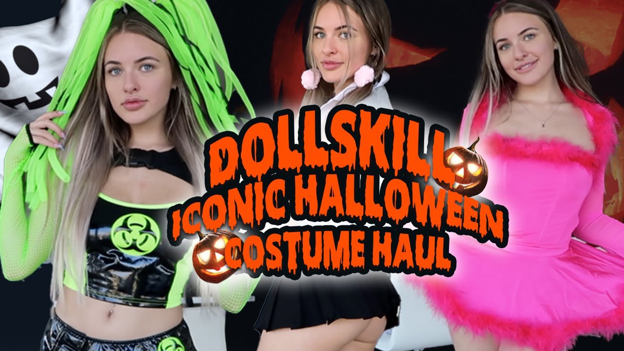 DOLLSKILL'S most ICONIC HALLOWEEN costume try on haul!! | Kendra Rowe ...