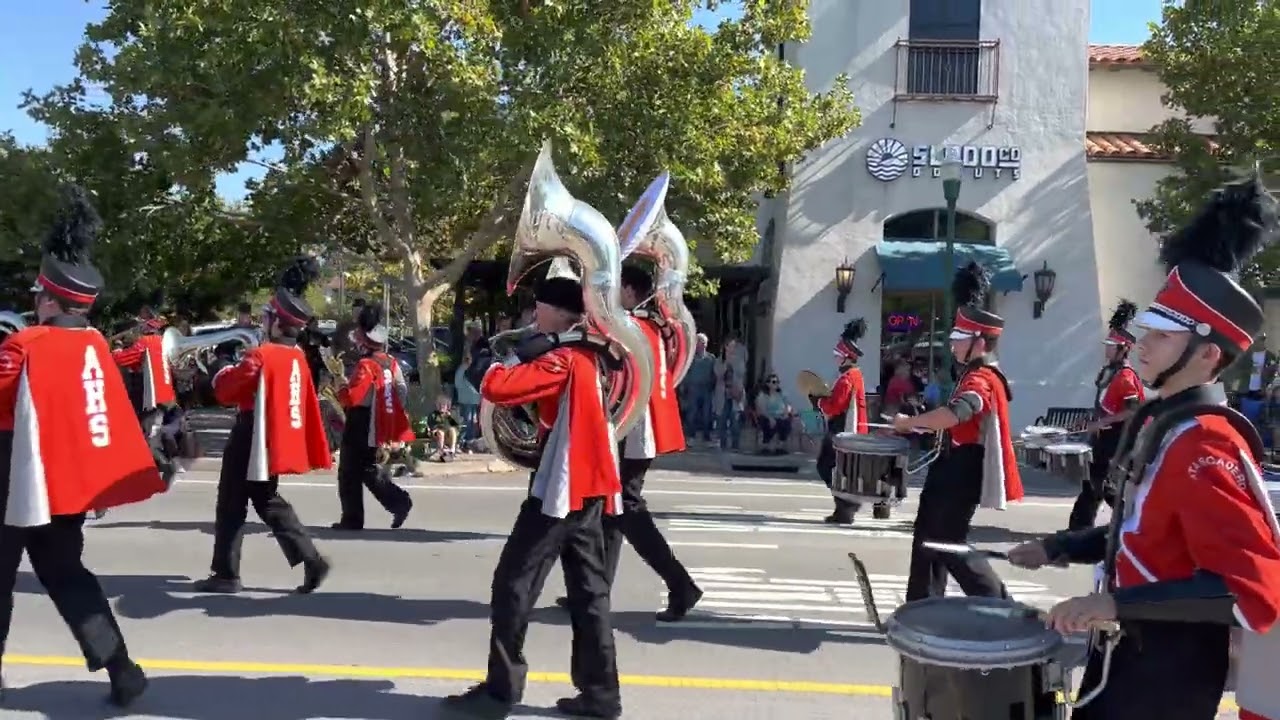 Atascadero High School Marching Band - 2022 Colony Days Parade - YouTube