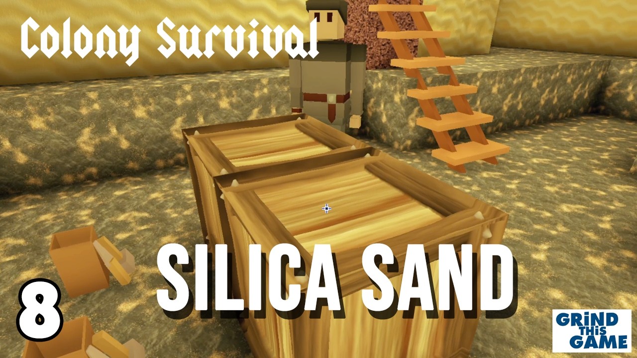 How to get Silica Sand & Glass - Colony Survival - YouTube
