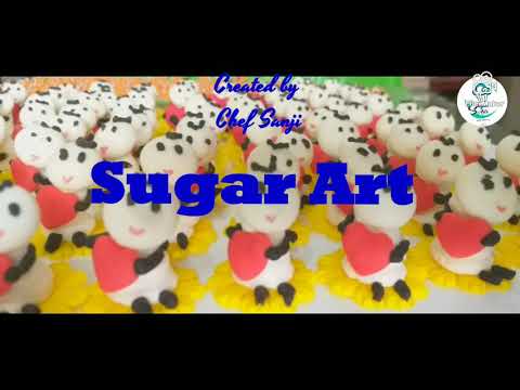 Honey bee Heart Sugar Cartoon Candy 100% Edible and Halal
