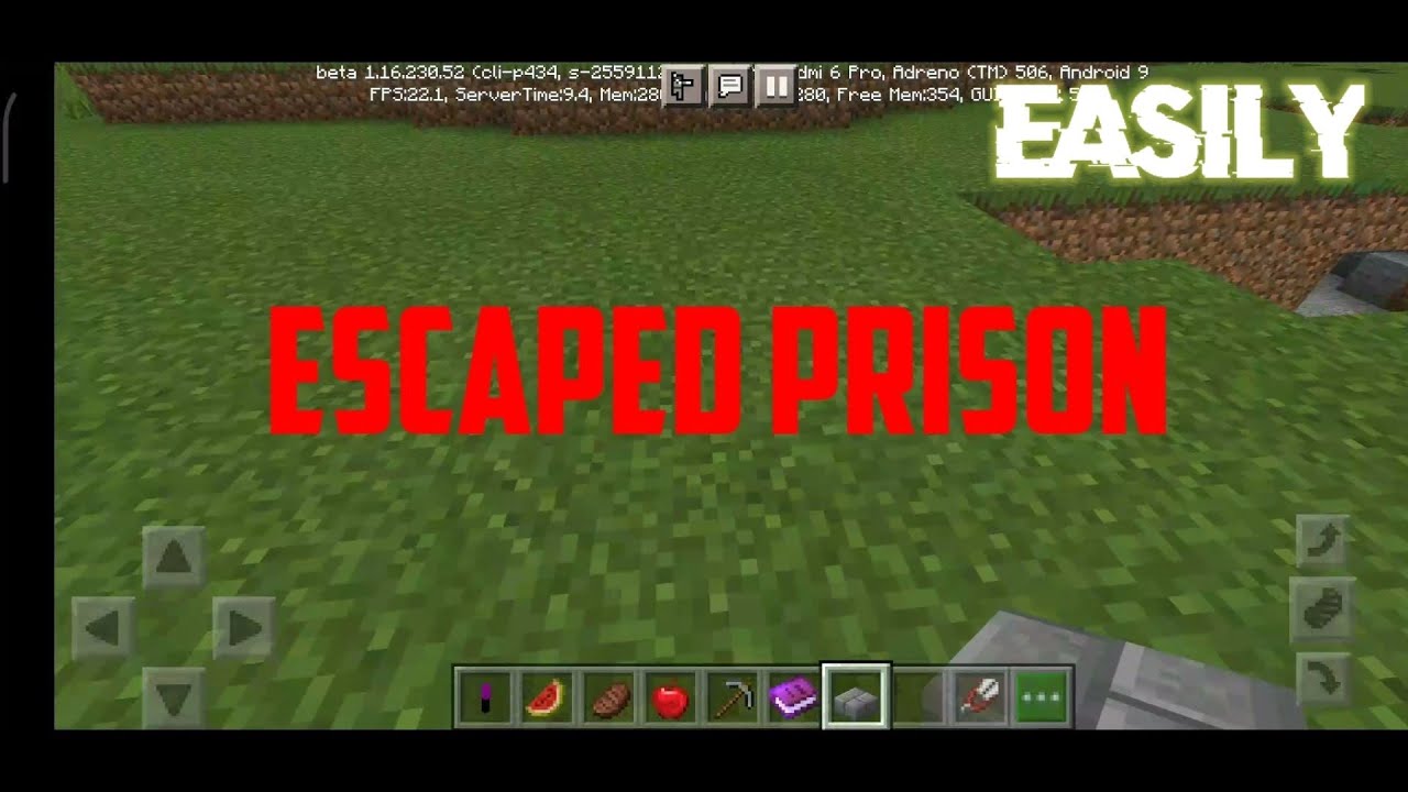 Escaped minecraft prison easily||Easily 😂||oh no - YouTube